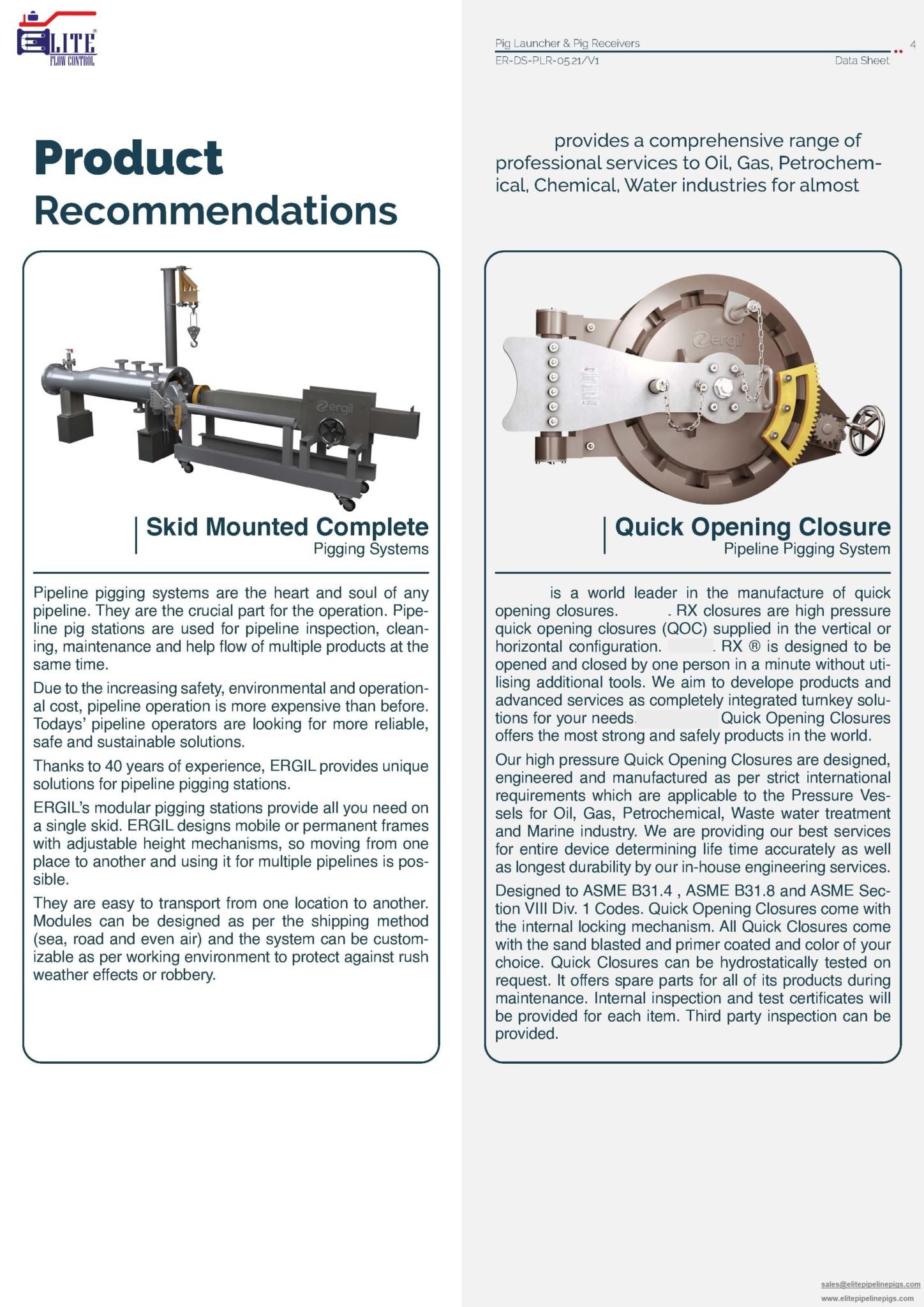 pig launcher & receiver suppliers